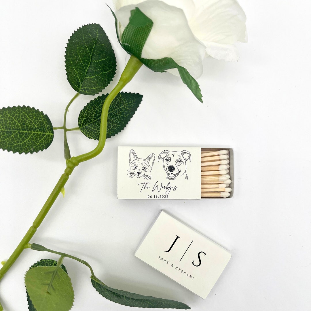 Custom Pet Matchboxes, Wedding Favor Matches, Wedding Decor ...