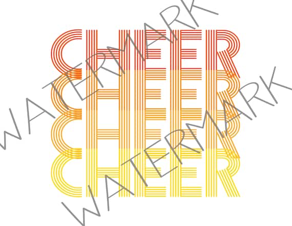 Retro Cheer - Etsy