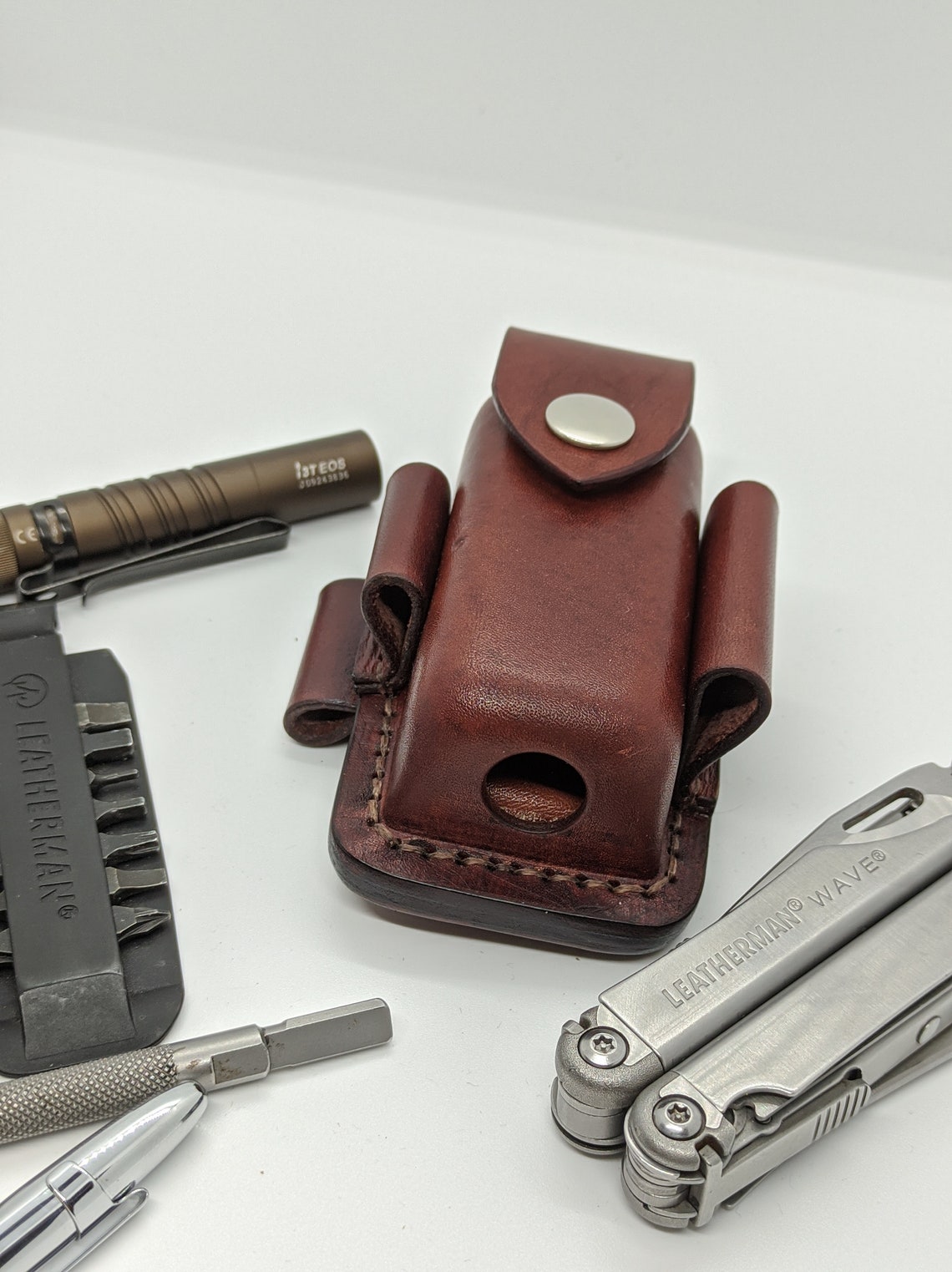 Custom Leather sheath Pouch for Multitool Leatherman 1 | Etsy