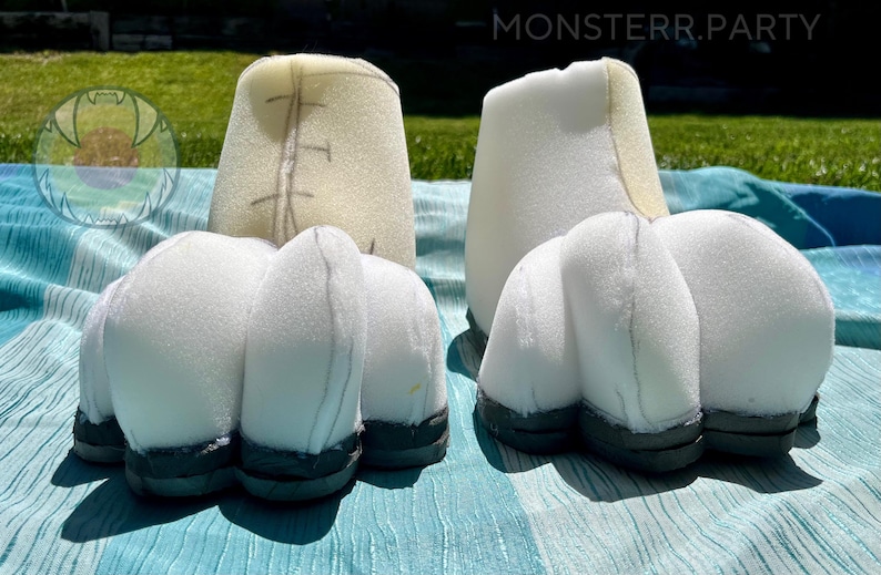 Foam Slim Plantigrade Fursuit Feet Base - Etsy