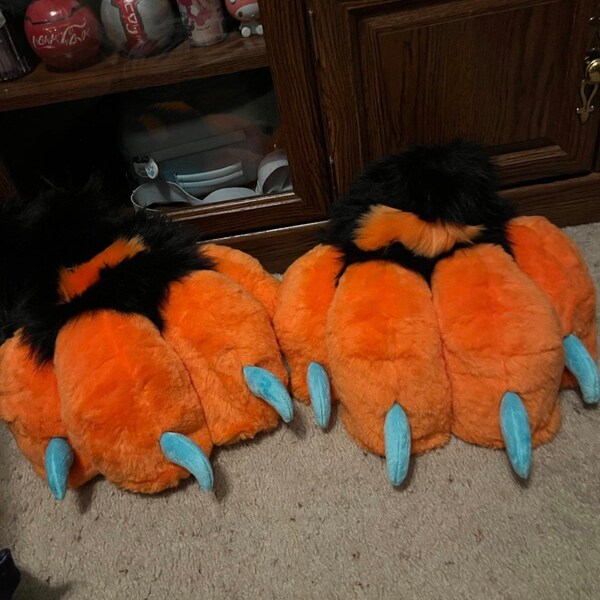 Furry Feet Paws - Etsy