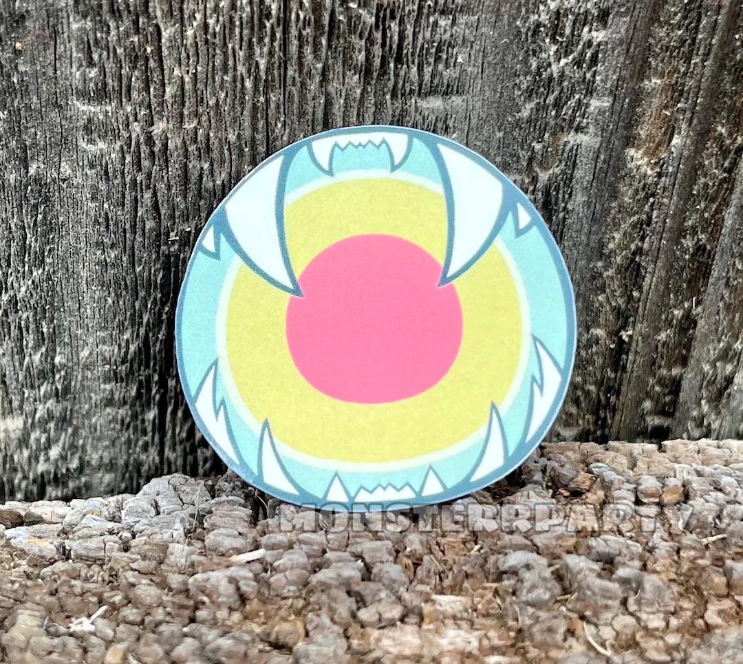 Monster Maw Eye Vinyl Sticker (monsterrparty Logo) - Etsy