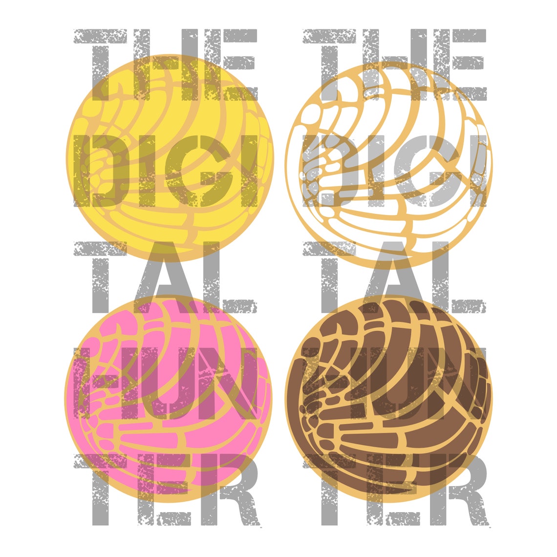 Sweet Bread Svg Mexican Conchas Svg Pan Dulce Svg Dulces - Etsy