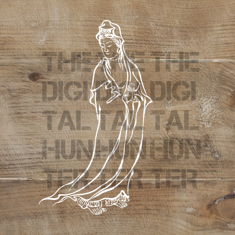 Quan Yin SVG, Kwan Yin SVG, Guan Yin SVG, Guanyin, Vector, Png, Clipart ...