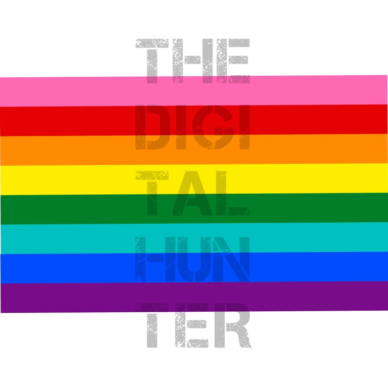 Gilbert Baker Pride Flag 8 Stripes Rainbow Flag Original - Etsy