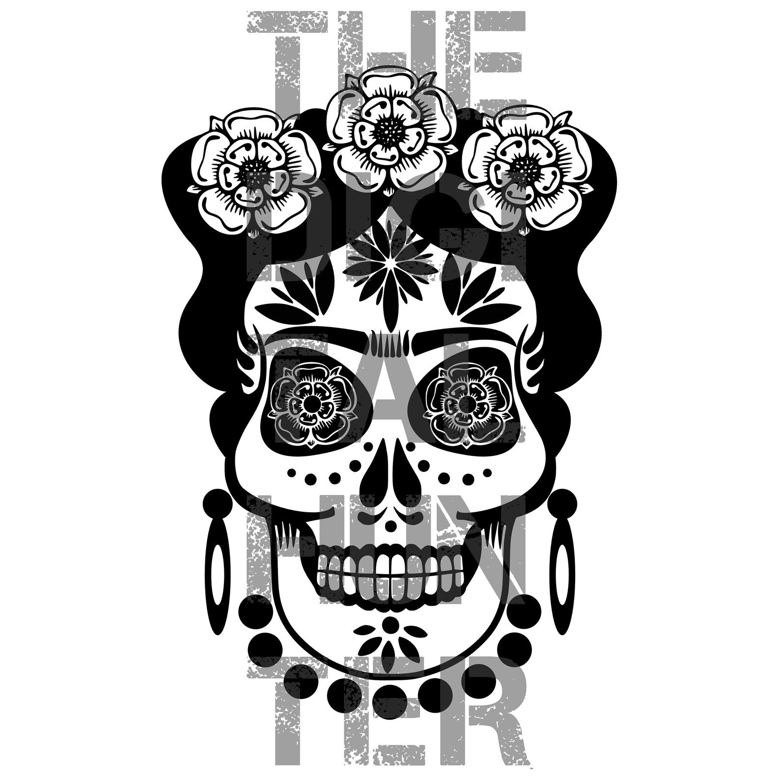 Catrina SVG Catrina Clipart Catrina PNG sugar skull dia de | Etsy