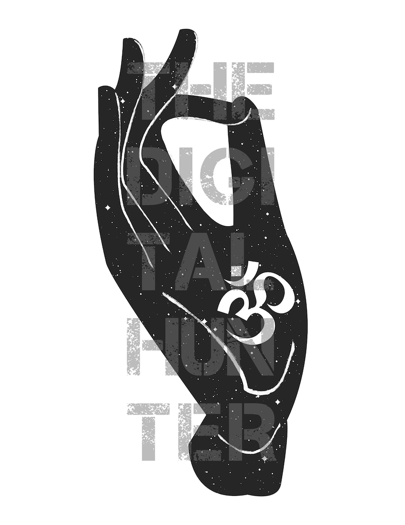 MUDRA HAND OM, Yoga Art, Mudra Png, Clipart, Printable Illustration - Etsy