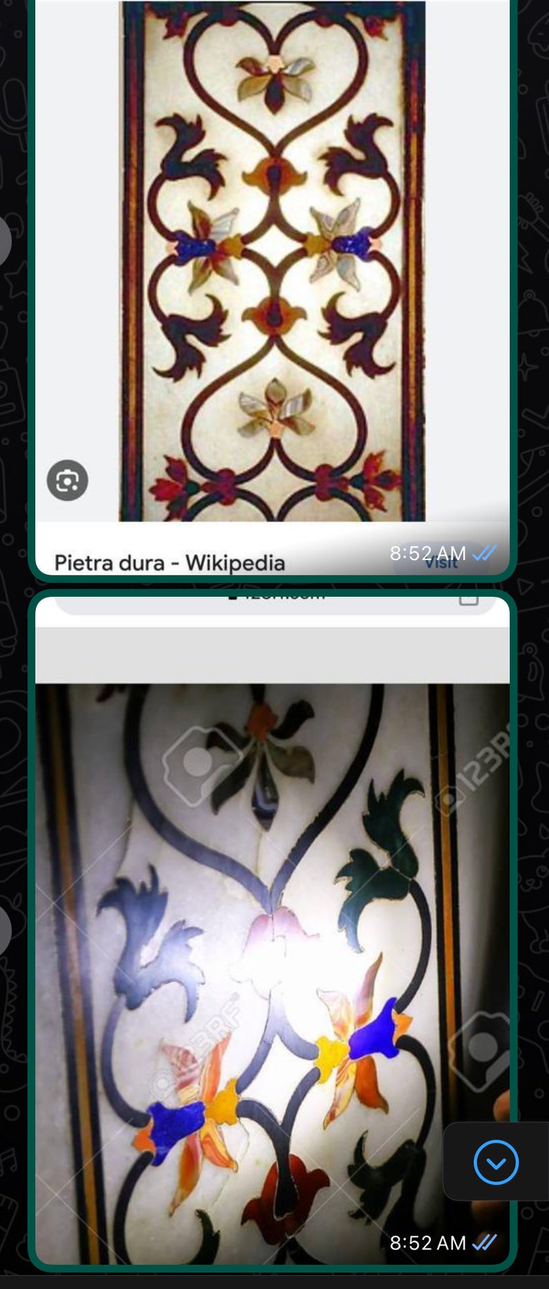 Marble Carving Wall Panel Based on Taj Mahal Design - Etsy