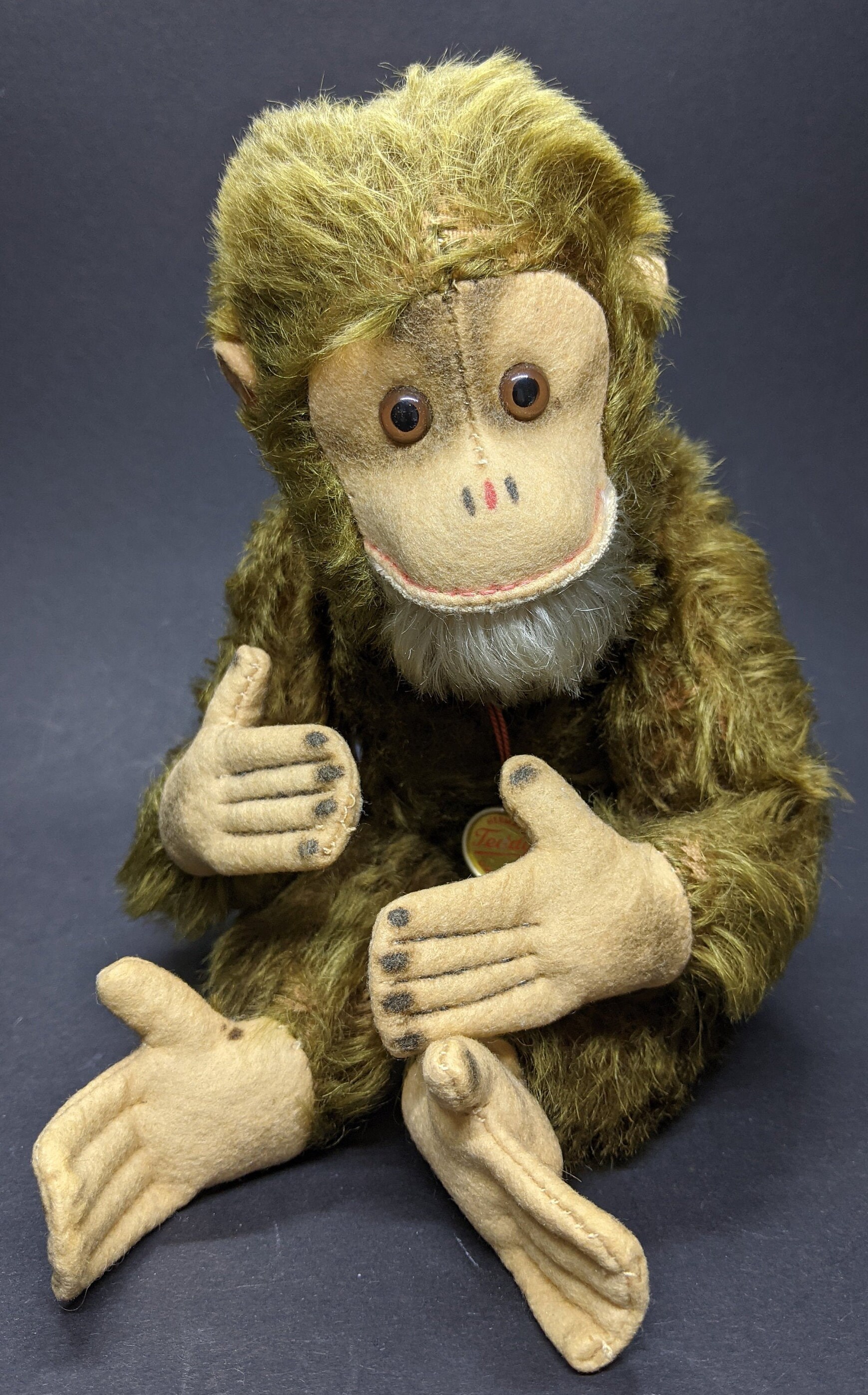Hermann Teddy Original Monkey Vintage German Collectible | Etsy India