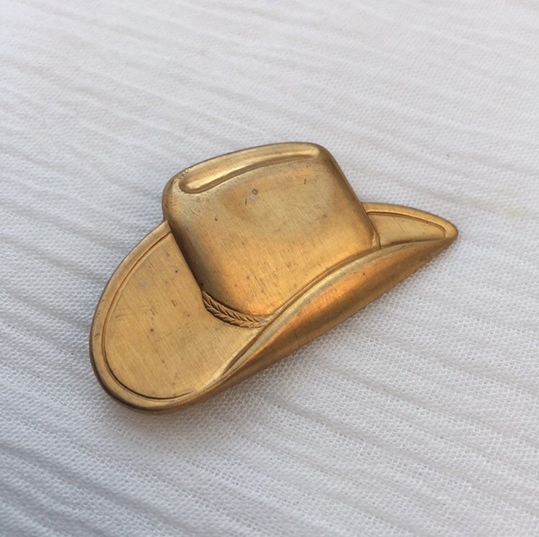 Boho Western Cowboy Hat Brooch - Etsy