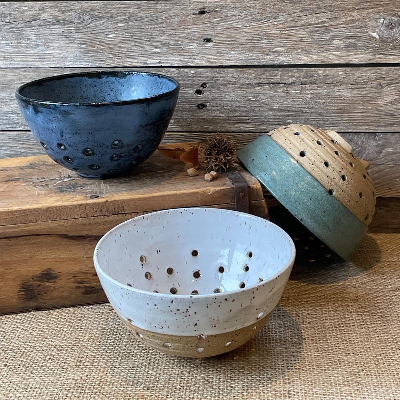 Ceramic Colander - Etsy