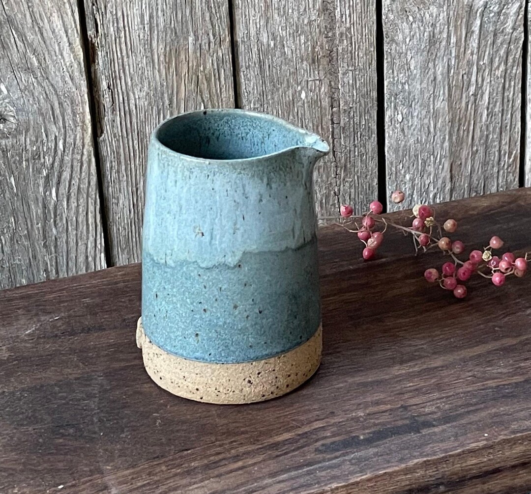 Handmade Ceramic Creamer/ Ceramic Pourer/serving Jug /milk Jug / Blue ...