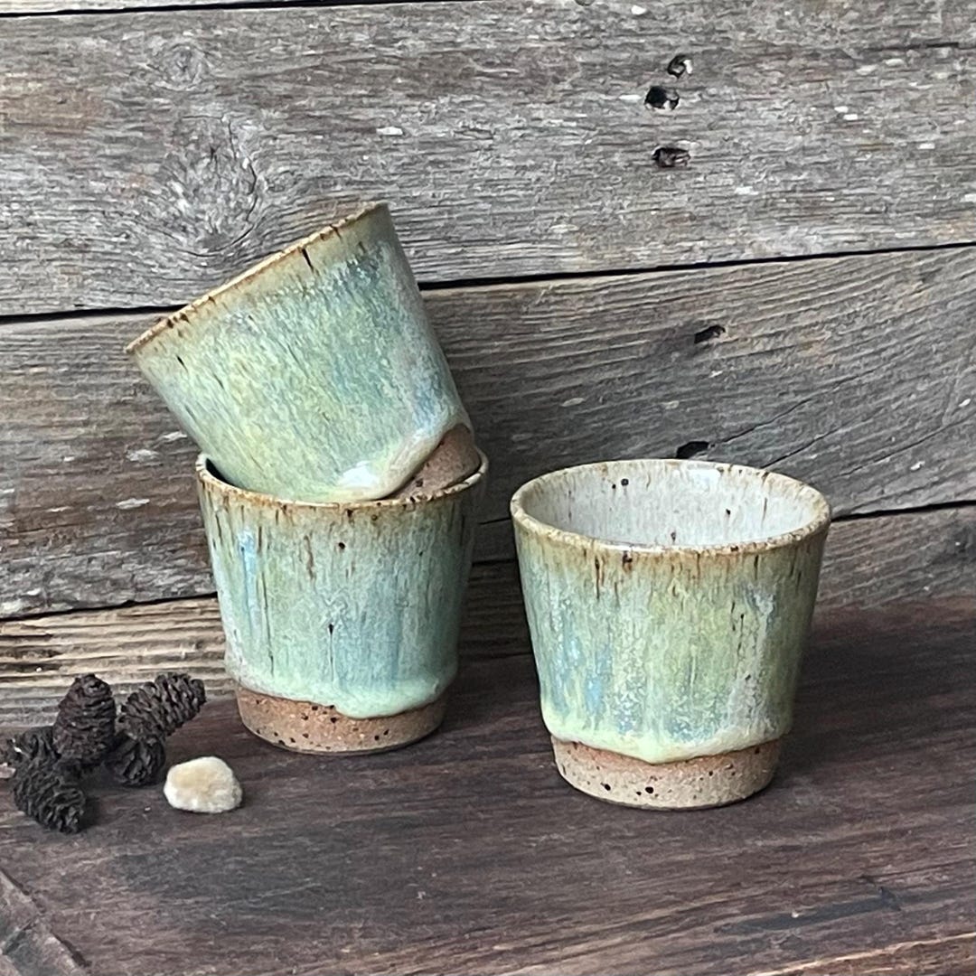 Espresso Cups/set of 2/handmade Ceramic Espresso Cups /coffee Tumblers ...