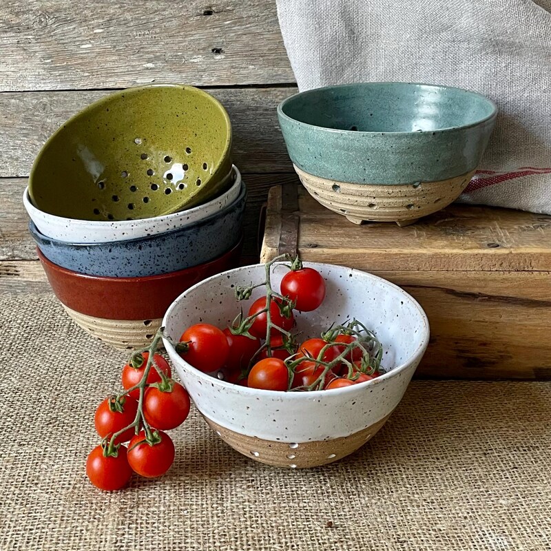 Ceramic Colander - Etsy