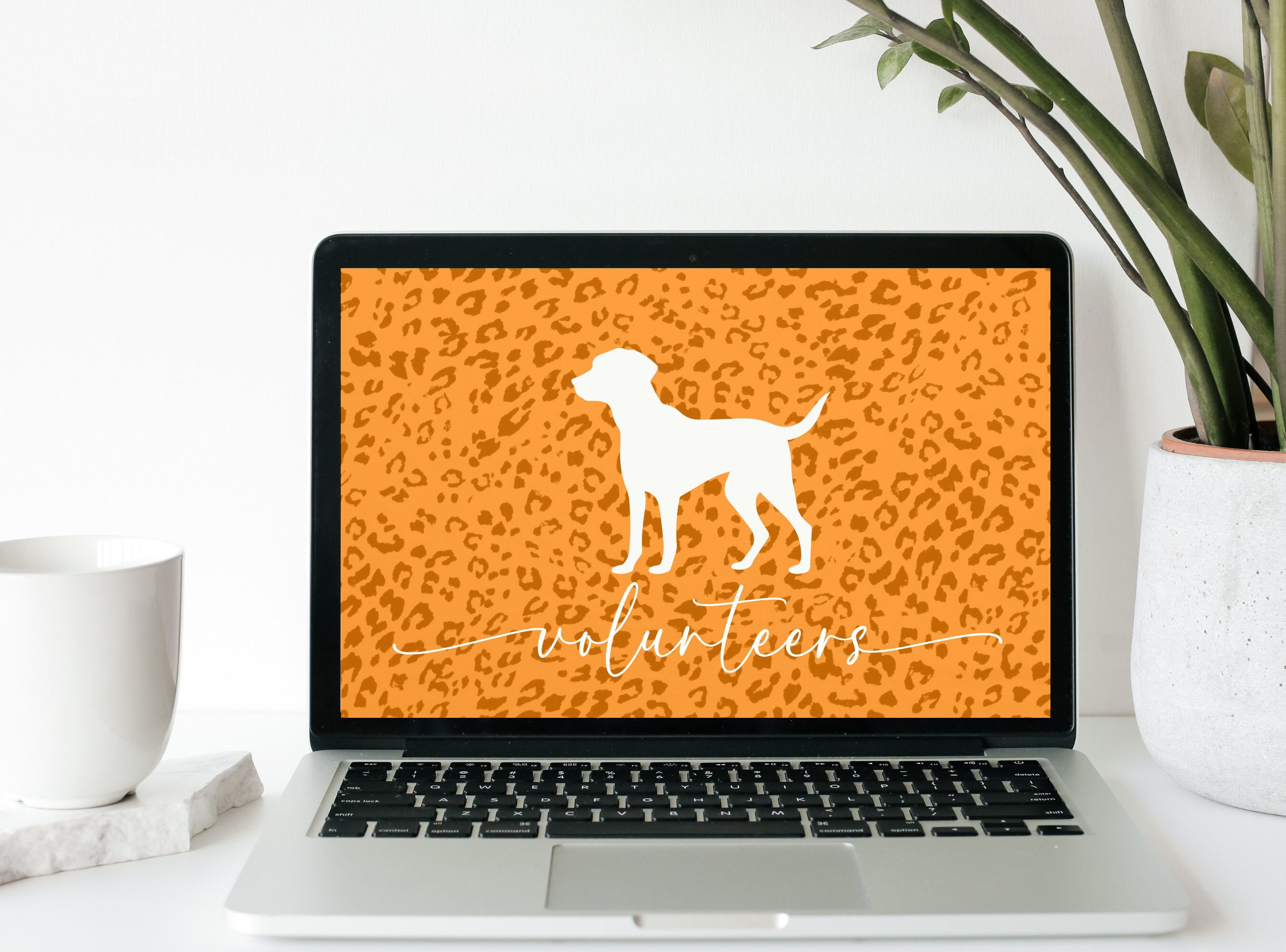 Tennessee Computer Wallpaper Background X2 - Leopard Print - Etsy