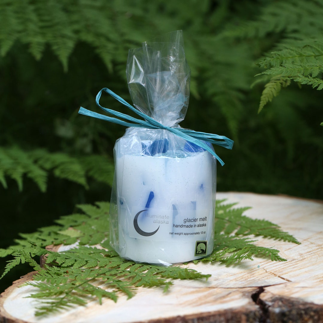 Glacier Melt Alaskan Handmade Pillar Candle 12oz/ Scented Candle by ...