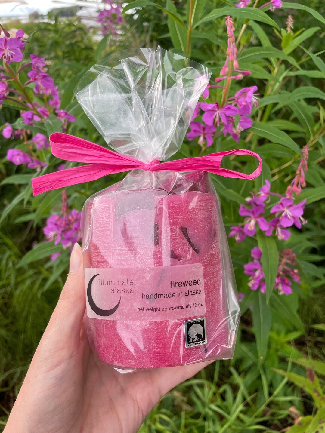 Fireweed Alaskan Handmade Pillar Candle 12oz/ Floral Scented Candle by ...