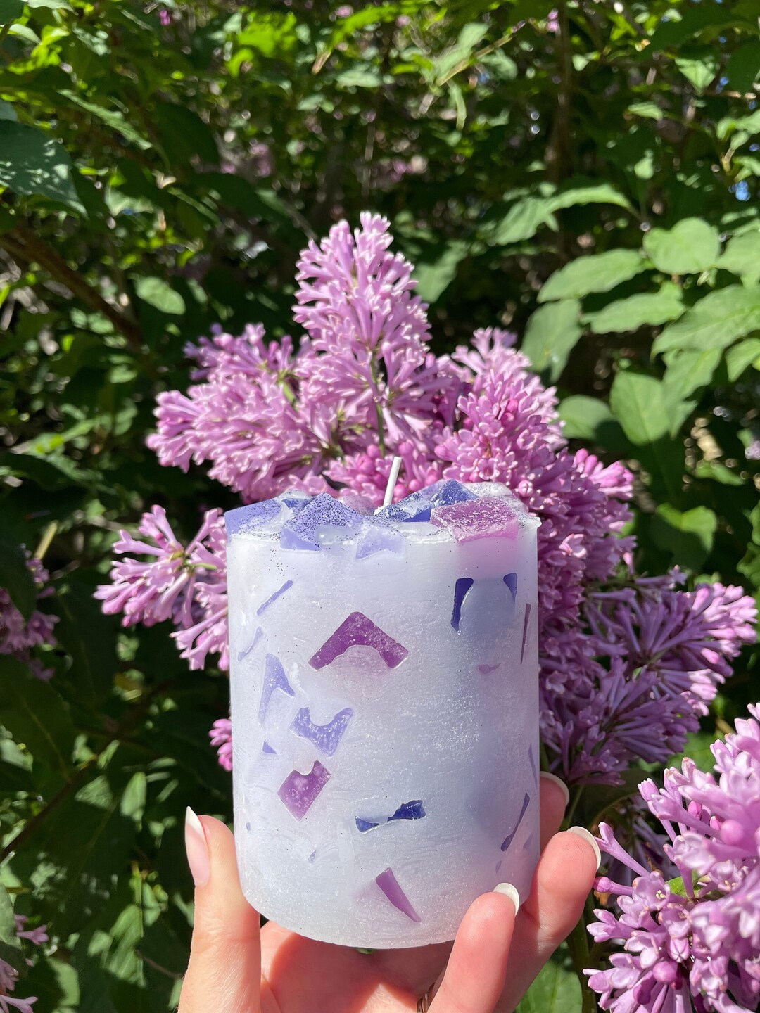 Lilac Alaskan Handmade Pillar Candle 12oz/ Floral Scented Candle by ...