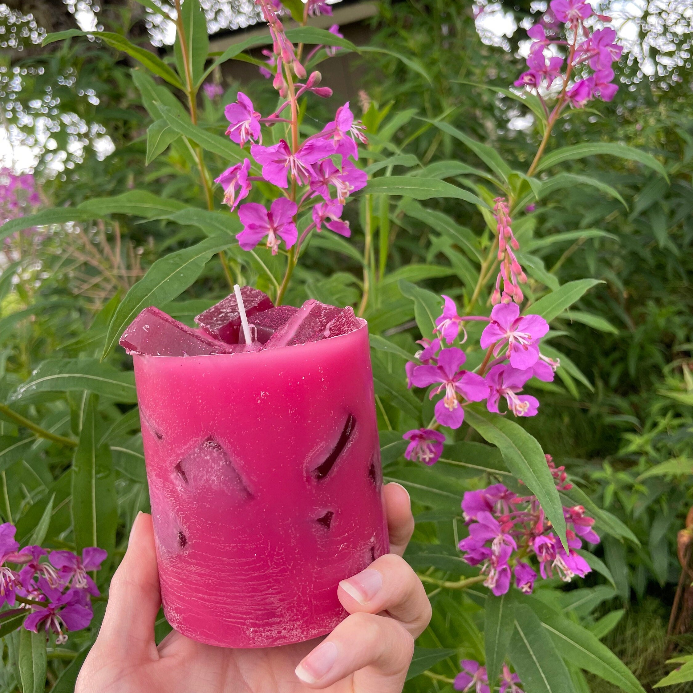 Fireweed Alaskan Handmade Pillar Candle 12oz/ Floral Scented Candle by ...