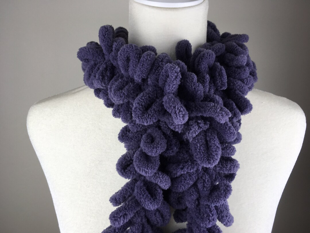 Loop De Loop Boa in Grape - Etsy