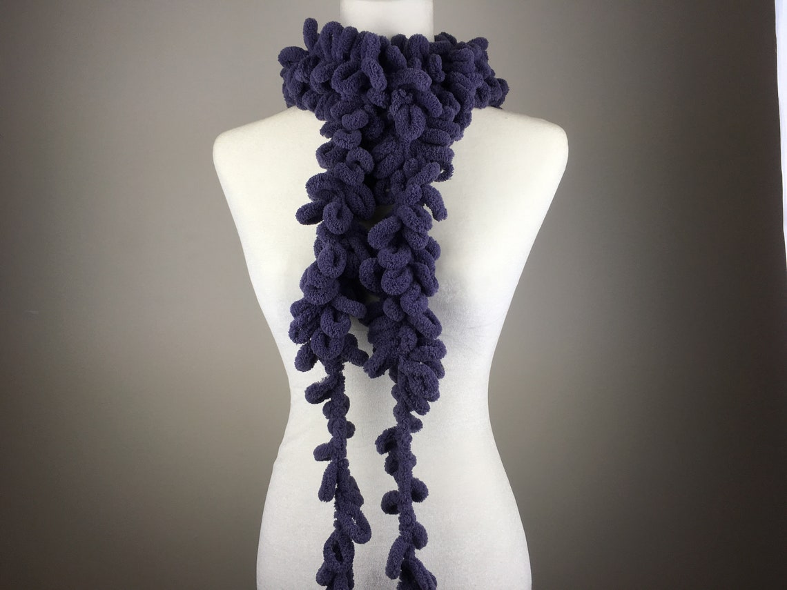 Loop De Loop Boa in Grape - Etsy