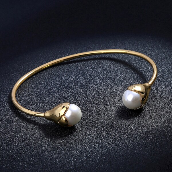 Pearl Cuff Bracelet - Etsy