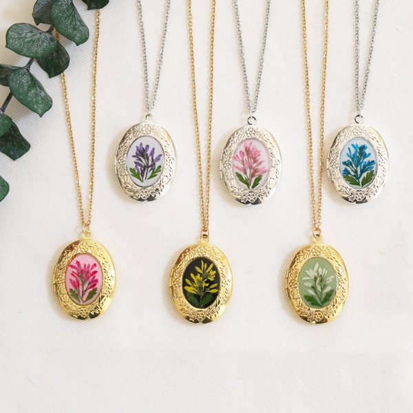 Yellow Flower Locket - Etsy