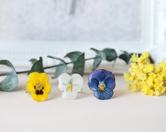 Pansy Ring - Etsy