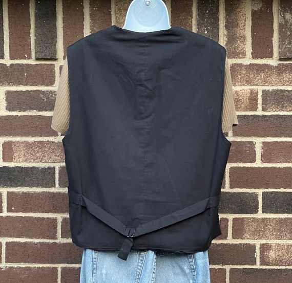 Black Paisley Vest by WAH-Maker USA, Frontier Clothin… - Gem