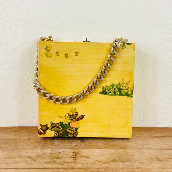 Vintage Box Purse - Etsy