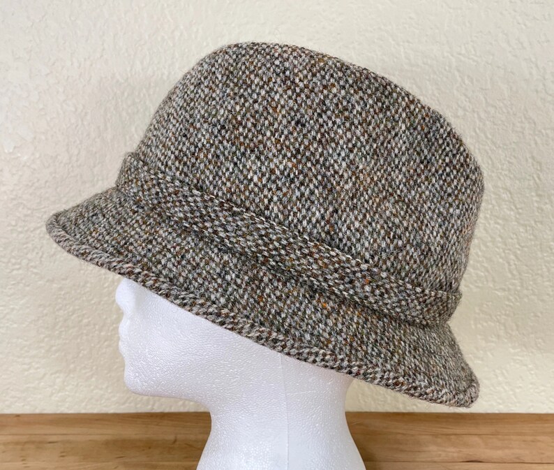 Harris Tweed Hat by Dunn & Co England, Size 7 1/4, 100% Wool Handwoven ...