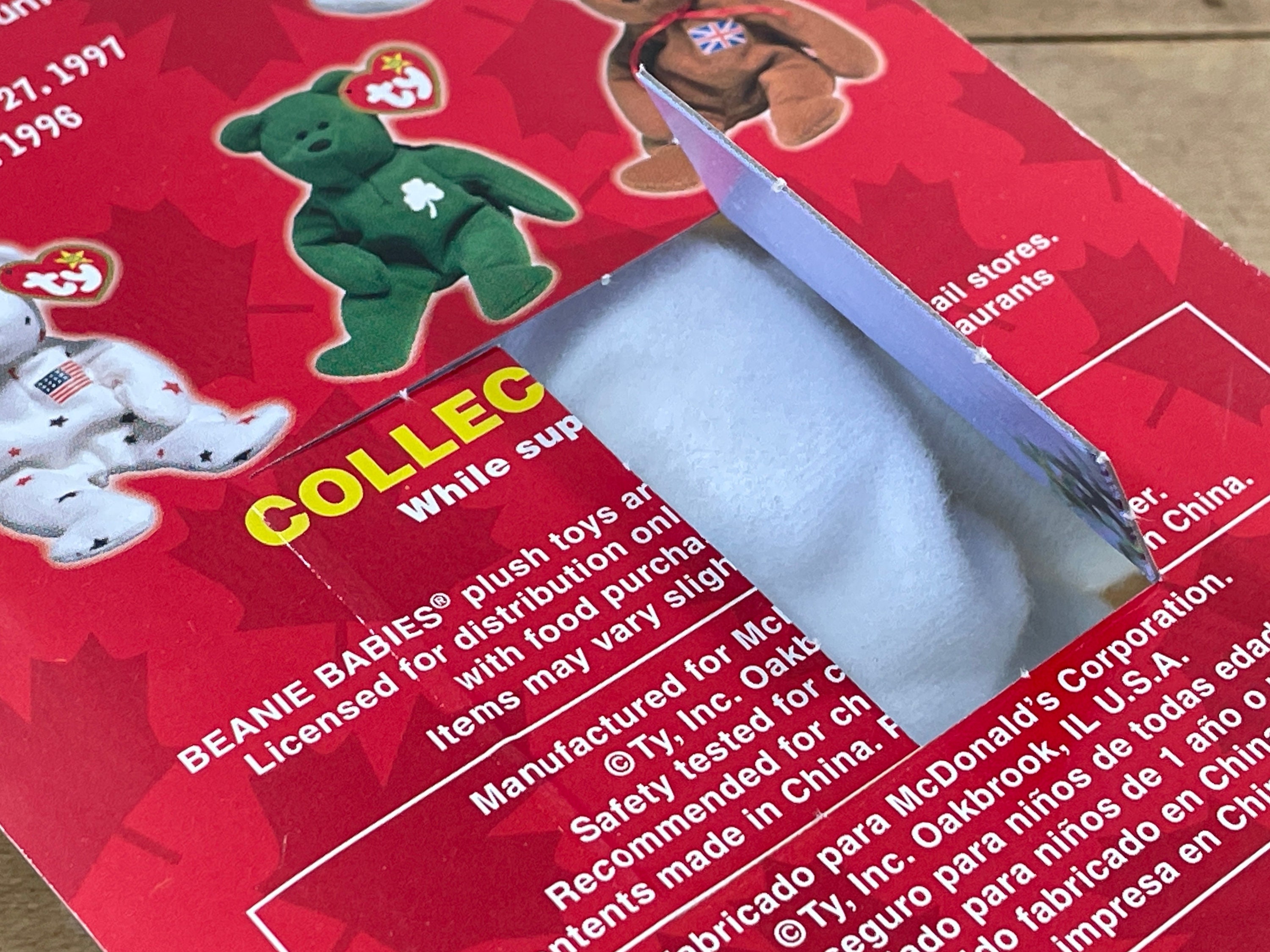 Mini Beanie Babies, Britannia, Erin, Glory, and Maple Set of 4 Mini ...