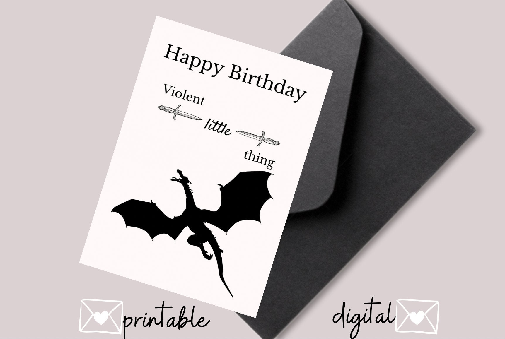 Fourth Wing Birthday Card Xaden Quote Printable Gift Card | Basgiath ...