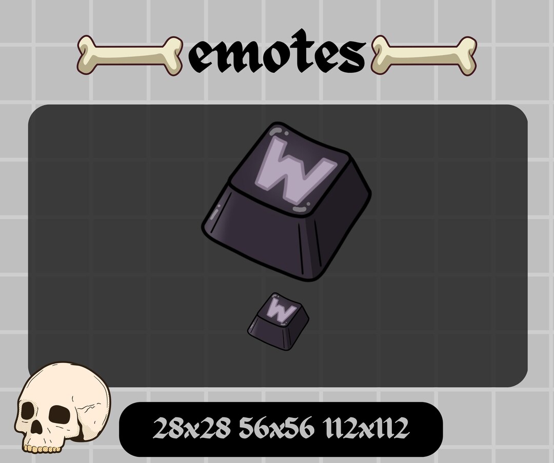 W Key Twitch and Discord Emote W Emote Meme for Streaming - Etsy