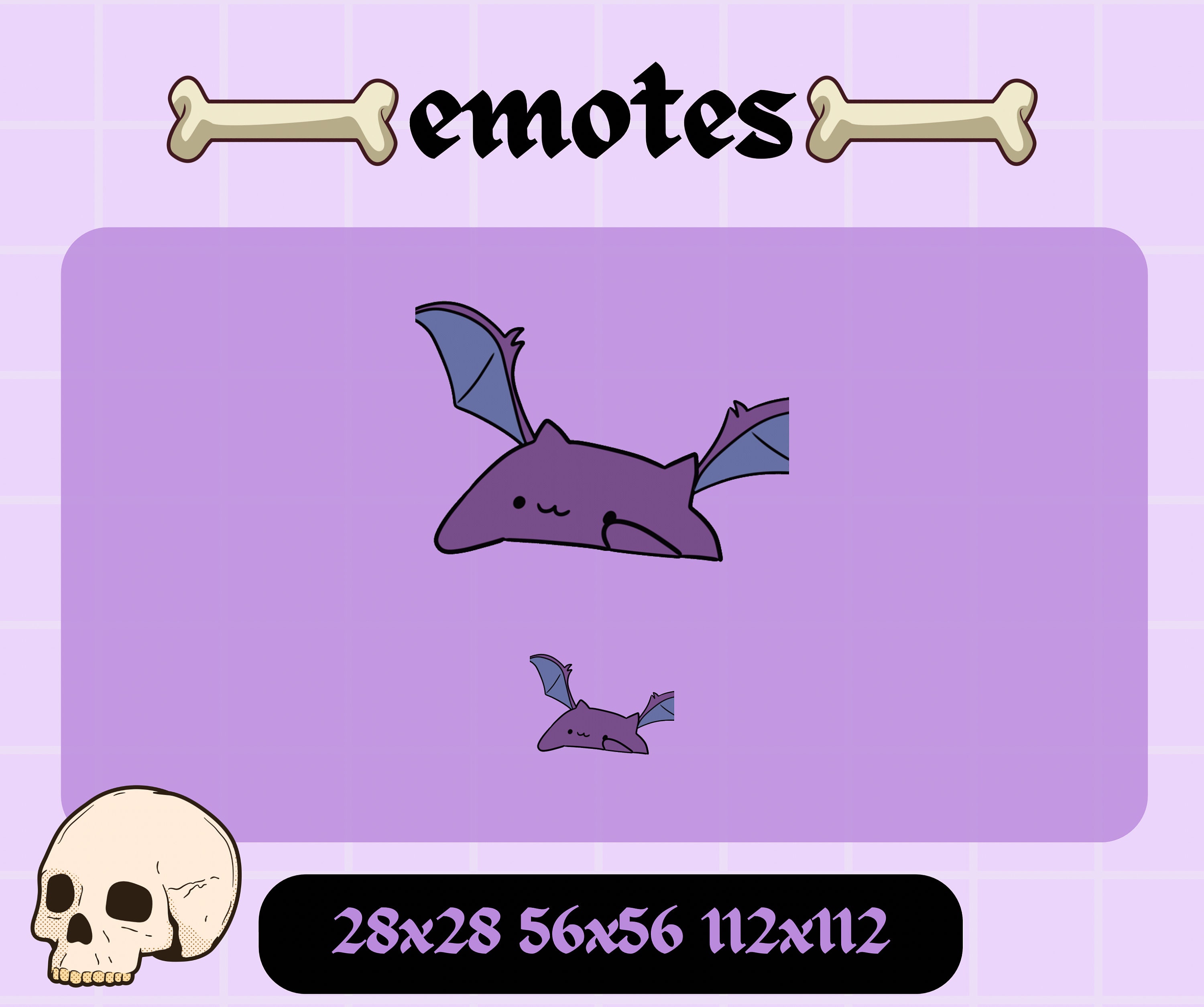 Animated Bongo Cat Bat Emote for Twitch Youtube Cute Meme Emote Stream ...