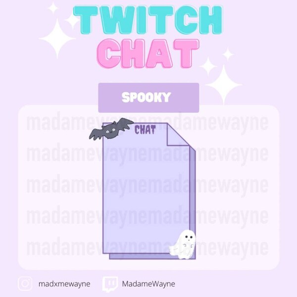 Twitch Chat Box Transparent - Etsy