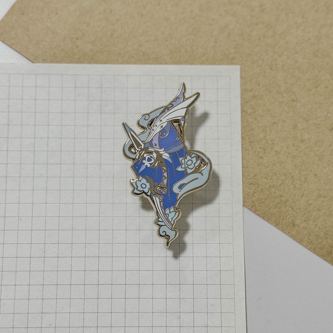 Genshin Amos Bow Enamel Pin - Ganyu - Etsy