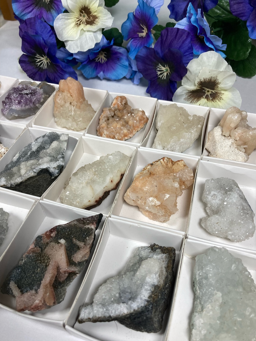 6 Dollar Zeolite Clusters | Zeolite Clusters | Apophyllite | Amethyst ...