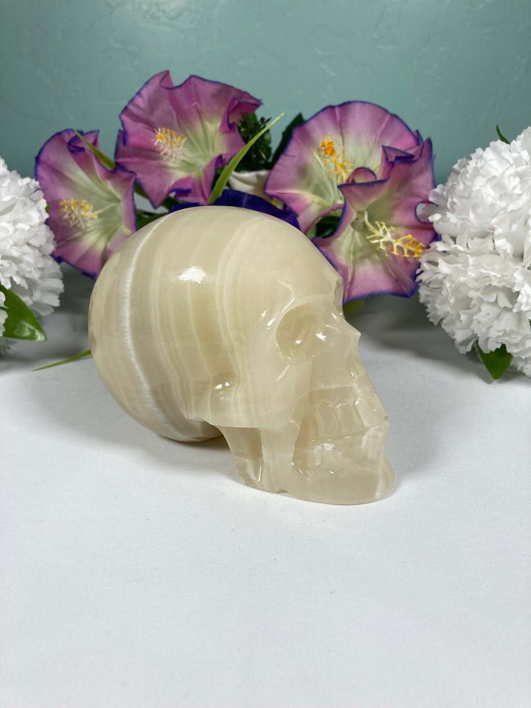 Large Onyx Skull | Onyx Crystal | Crystal Skull | Crystal Carving ...