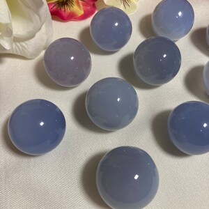 Blue Chalcedony Mini Sphere | Chalcedony Sphere | Crystal Spheres ...