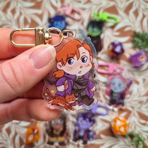 Critrole Mighty Nein Keychain Charms DND Podcast - Etsy