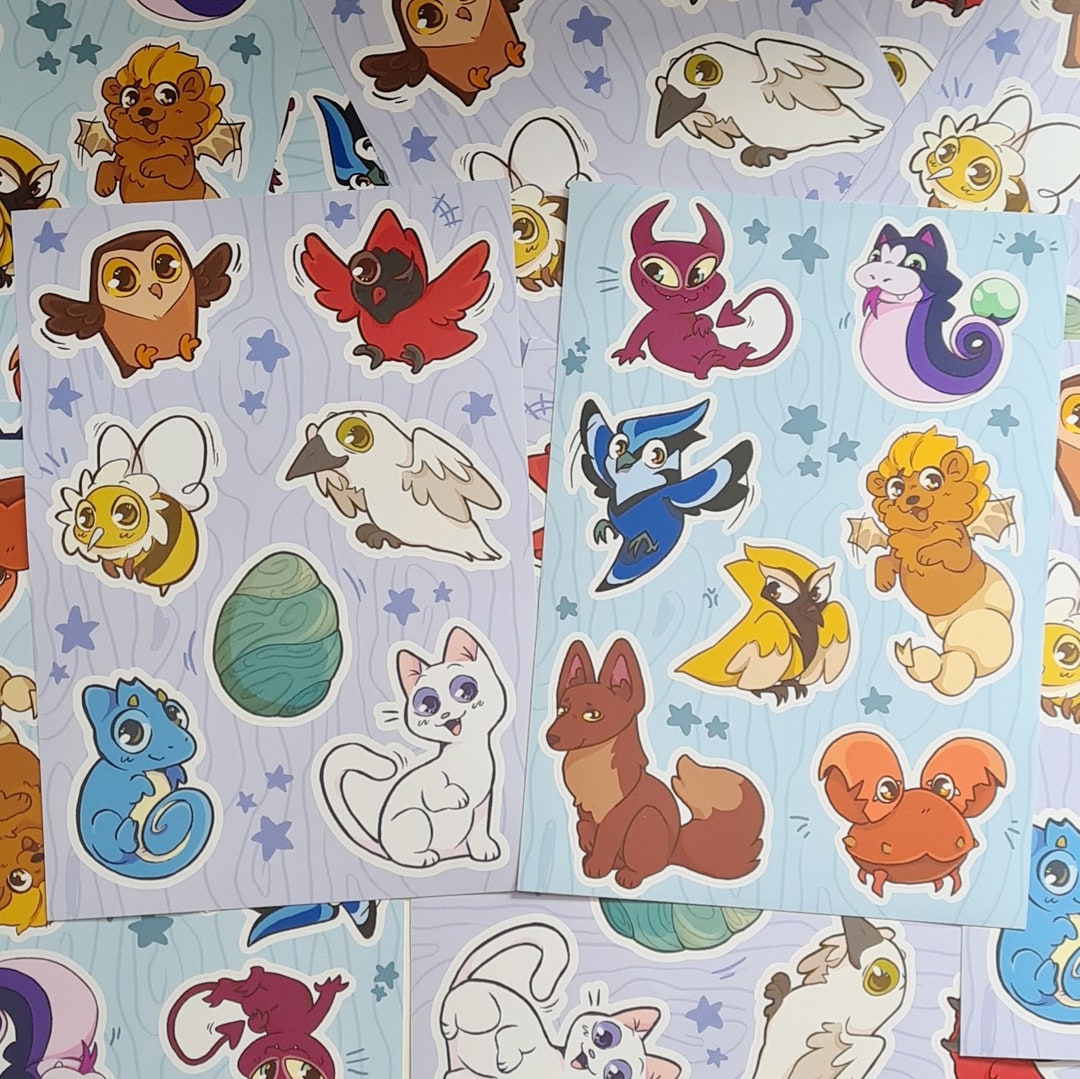 Owl House Palisman A5 Vinyl Gloss Sticker Sheet clearence - Etsy