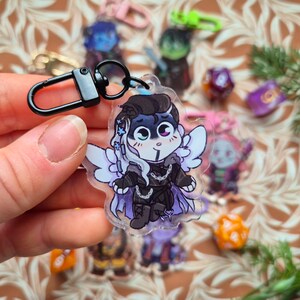 Critrole Mighty Nein Keychain Charms DND Podcast - Etsy