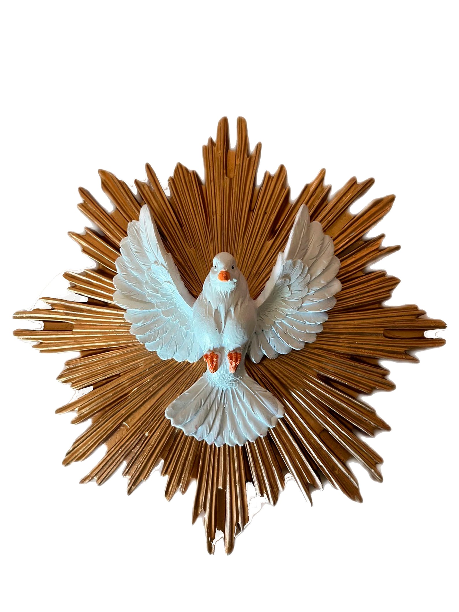 Holy Spirit Dove Pendant Sculpture 8 Wall Mounted / - Etsy