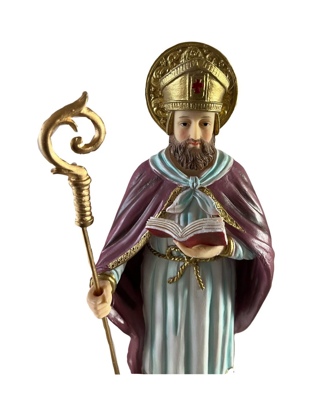 12" Inch San Cipriano Saint Cyprian Statue Figurine - Holy Figurine ...