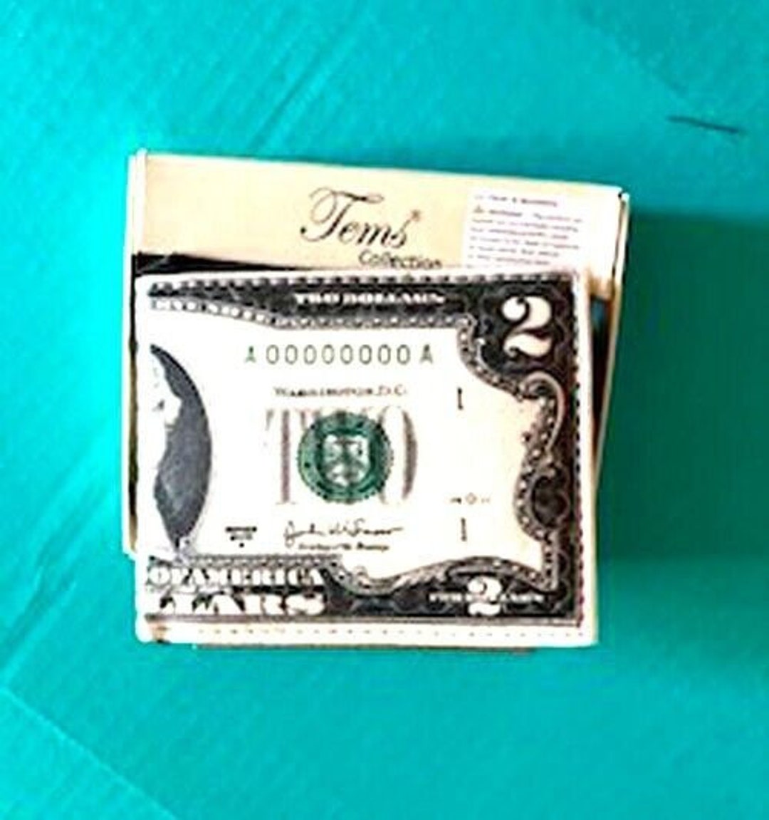 Two Dollars Bill Wallet Bi-fold - Etsy