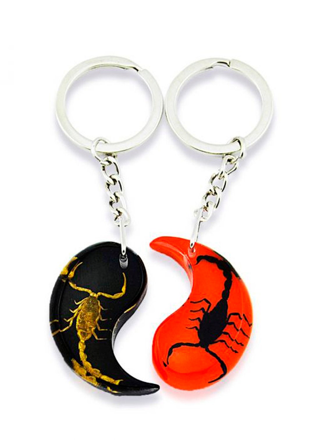 Scorpion Yin-yang Keychain - Etsy