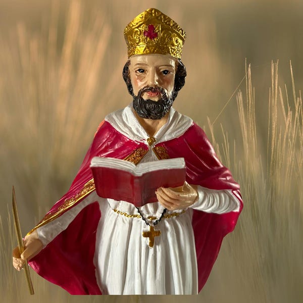 Santos Statue - Etsy