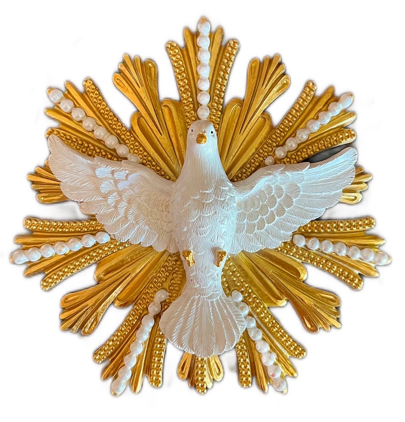 Holy Spirit Wall Plaque Divine Spirit Sculpture Wall Mounted 7.5"/5.5 ...