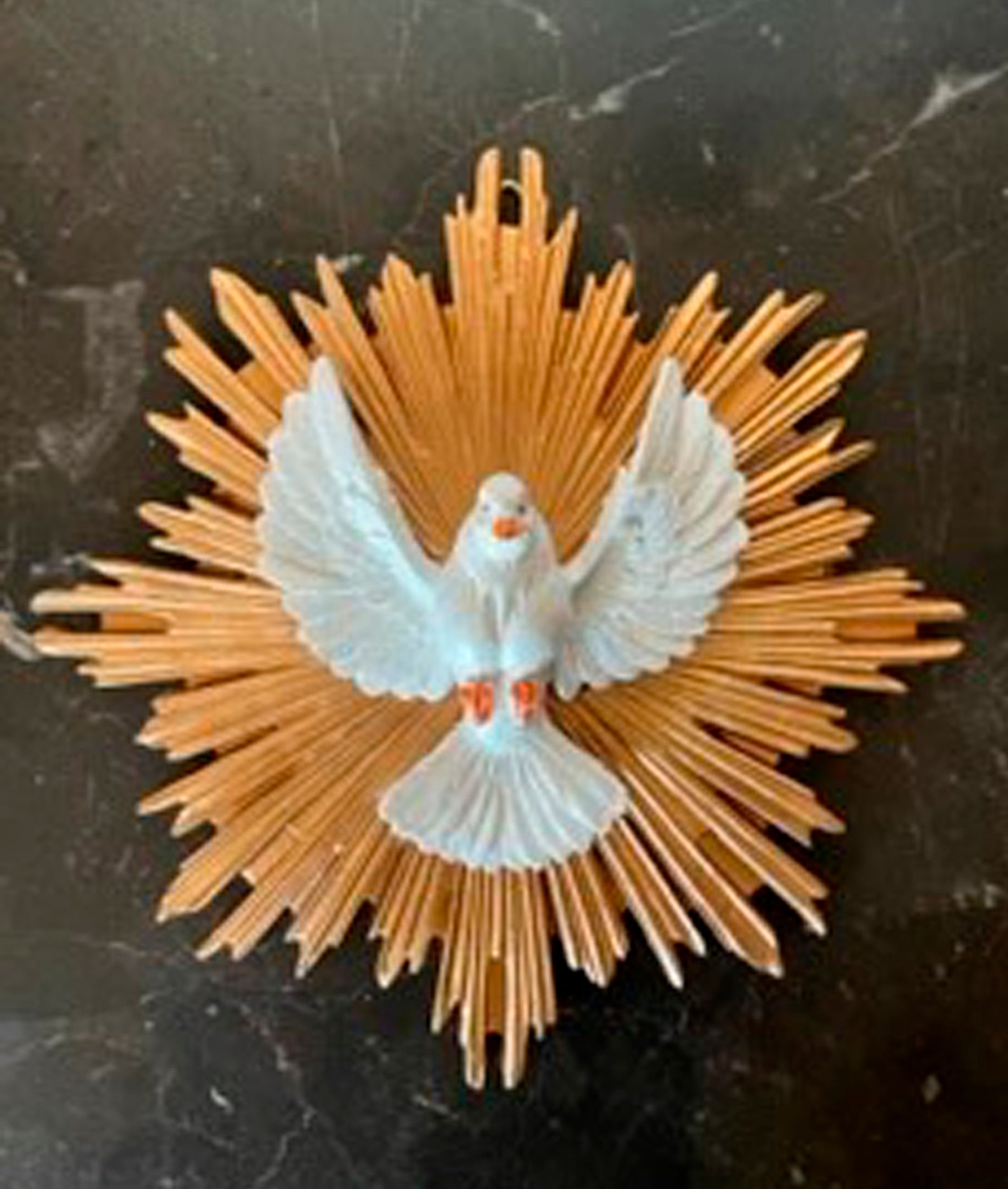 Holy Spirit Dove Pendant Sculpture 8 Wall Mounted / - Etsy